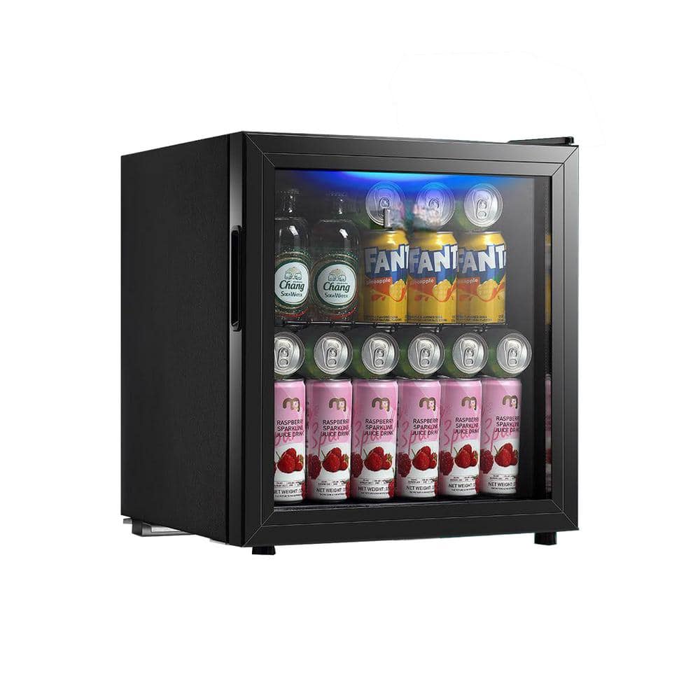 HOMLUX 1.7 cu. ft. Freezer Manual Beverage Cooler Machine Mini Upright ...