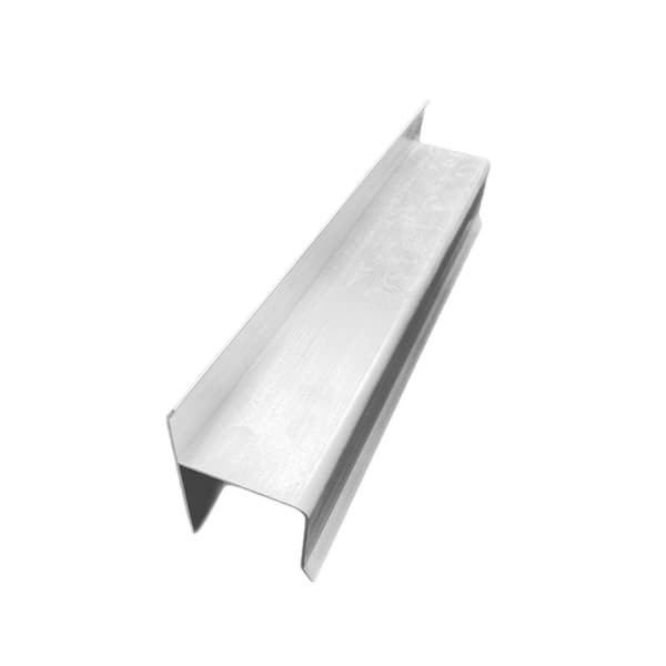 64 in. Aluminum H-Header for Hurricane Shutters HD3-000-E-064H - The ...