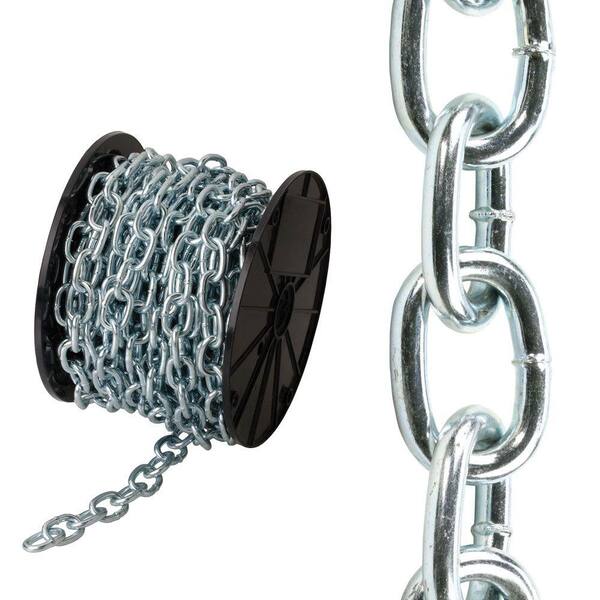 Everbilt #2/0 x 75 ft. Zinc Plated Twist Link Chain 11660 - The Home Depot