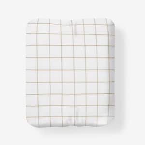 The Company Store Block Plaid Navy 200 Thread Count Yarn-Dyed Cotton ...