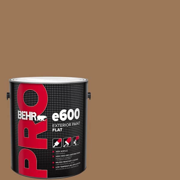 BEHR PRO 1 gal. #PPU4-02 Coco Rum Flat Exterior Paint PR61301 - The ...