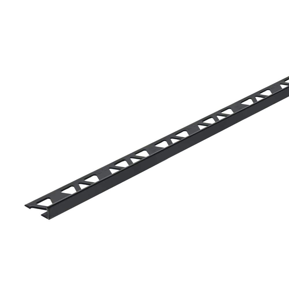 M-D Building Products Gloss Black Powder Coated 1.13 in. W x 96 in. L ...