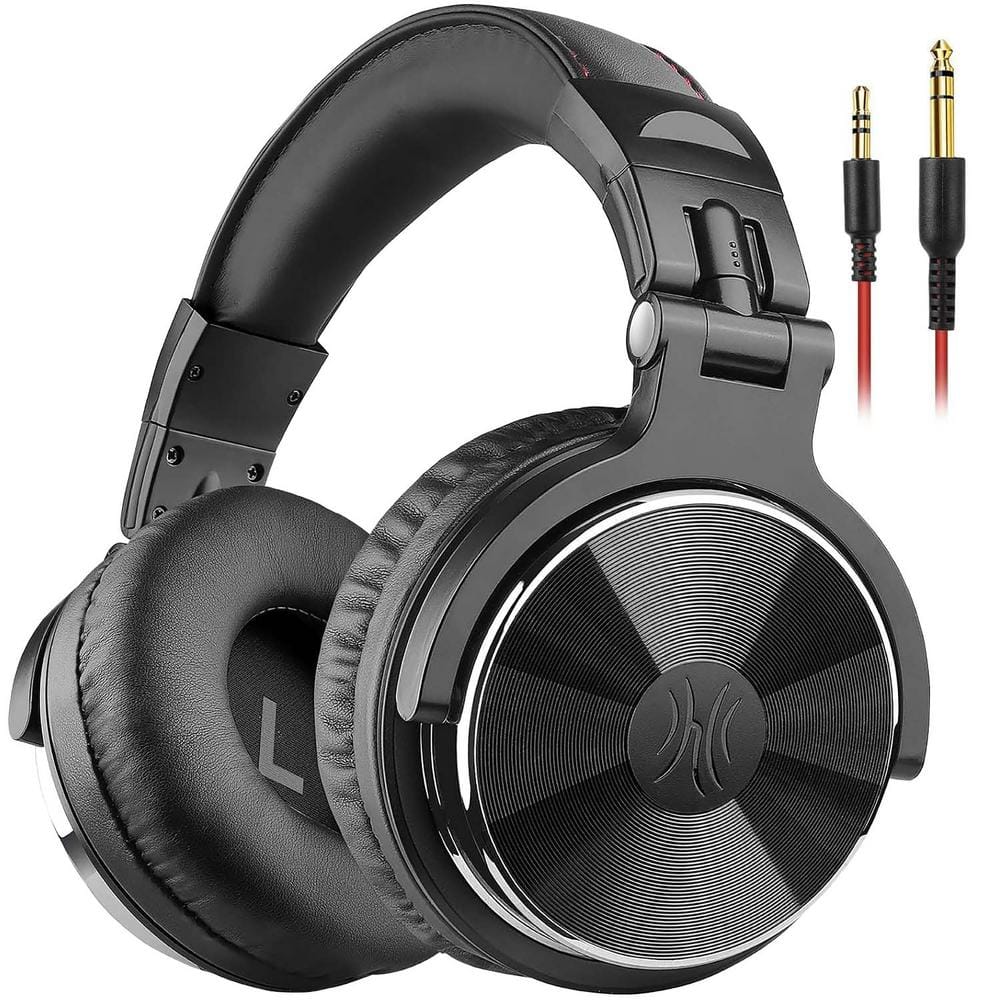 EKIEUDL Hi-Res Black Wired Over the Ear Headphones 27E004PH048 - The Home Depot