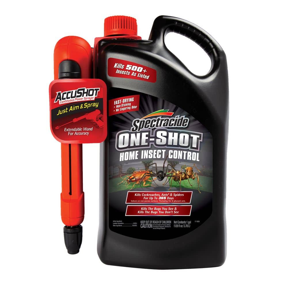 Spectracide 1 gal. One-Shot Home Insect Control with AccuShot Sprayer ...