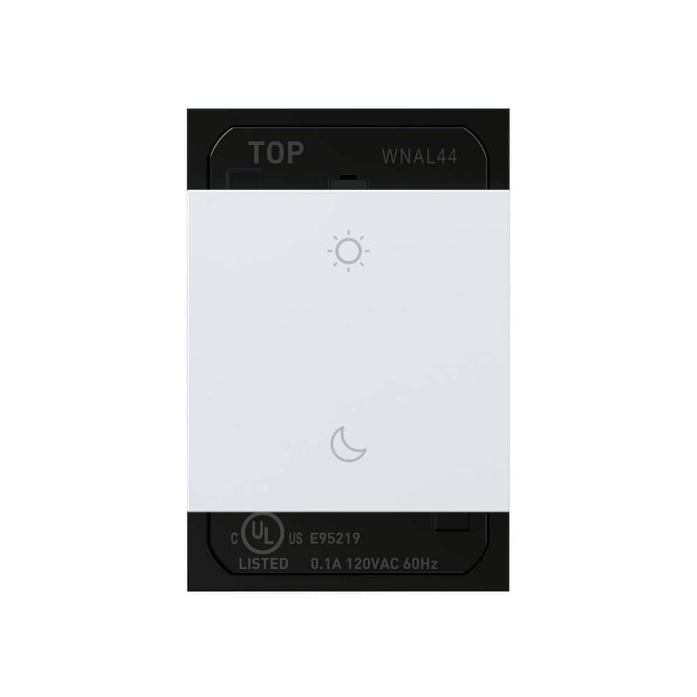 Legrand Adorne Wired Wake/Sleep Smart Rocker Light Switch with Netatmo ...
