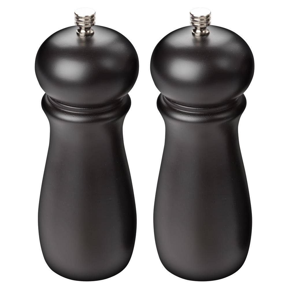 Winco 2-Piece Salt & Pepper Mill with 2 extra knobs SP-624 - The Home Depot