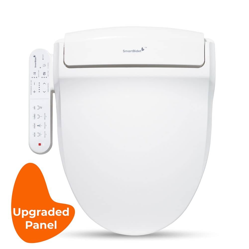 SmartBidet Electric Bidet Seat for Round Toilets in White SB-2000WR ...