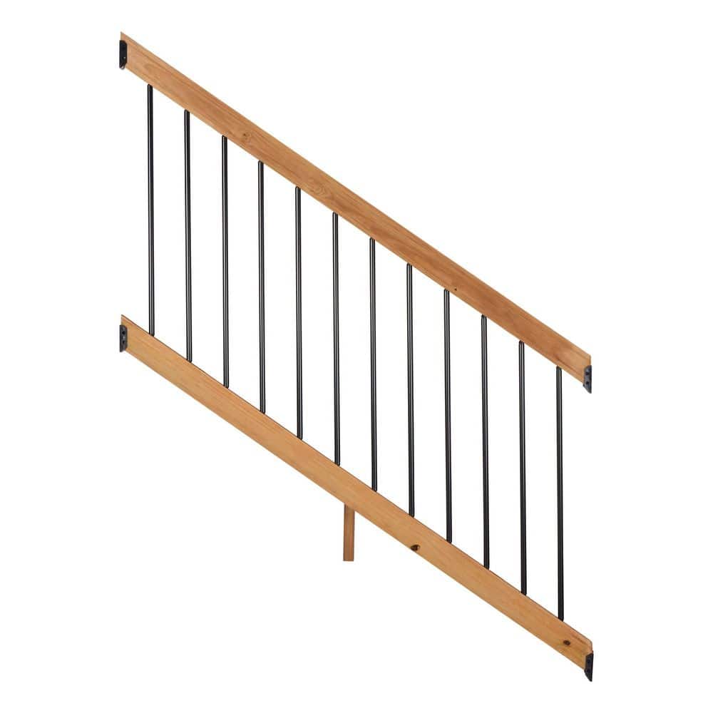 ProWood 36 in. H x 70 in. W Pressure-Treated Cedar-Tone Pine Wood Deck ...