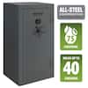 Total Defense 40-Gun Fire/Waterproof Safe with Electronic Lock and Door ...