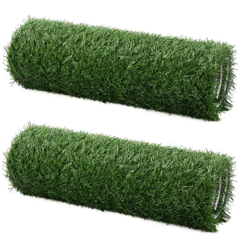 ATENGNES 20 in. x 25 in. Reusable Realistic Dog Grass Pee Pad Washable ...