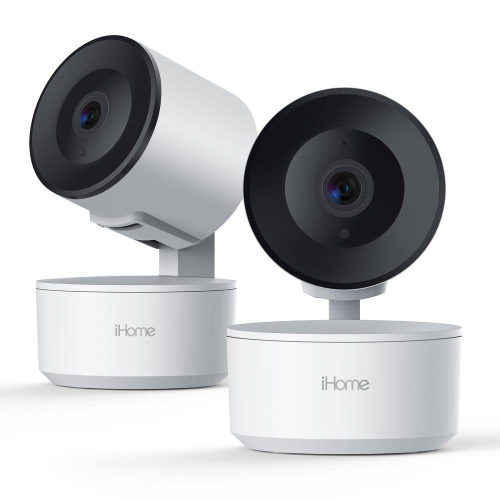 iHome Roto Smart Indoor 1080p Wired Wi-Fi Security Camera with Auto ...