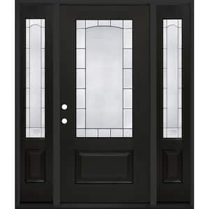 Steves & Sons Regency 68 in. x 80 in. 3/4L Empire Decorative Glass LHIS ...