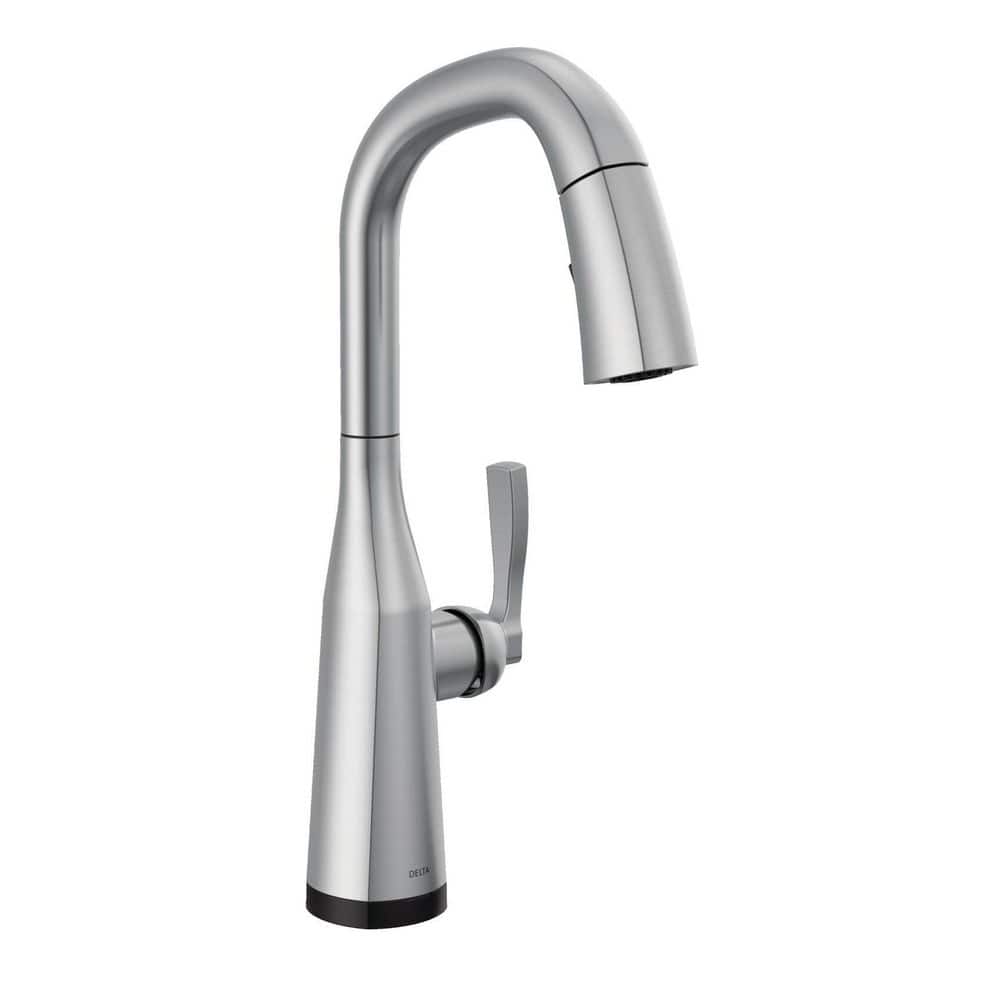 Delta Stryke Touch2O with Touchless Technology Single Handle Bar Faucet ...