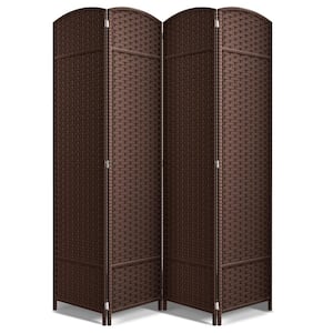 Sorbus 4-Panel Room Divider 6 ft. Tall, Extra Wide Double Hinged ...