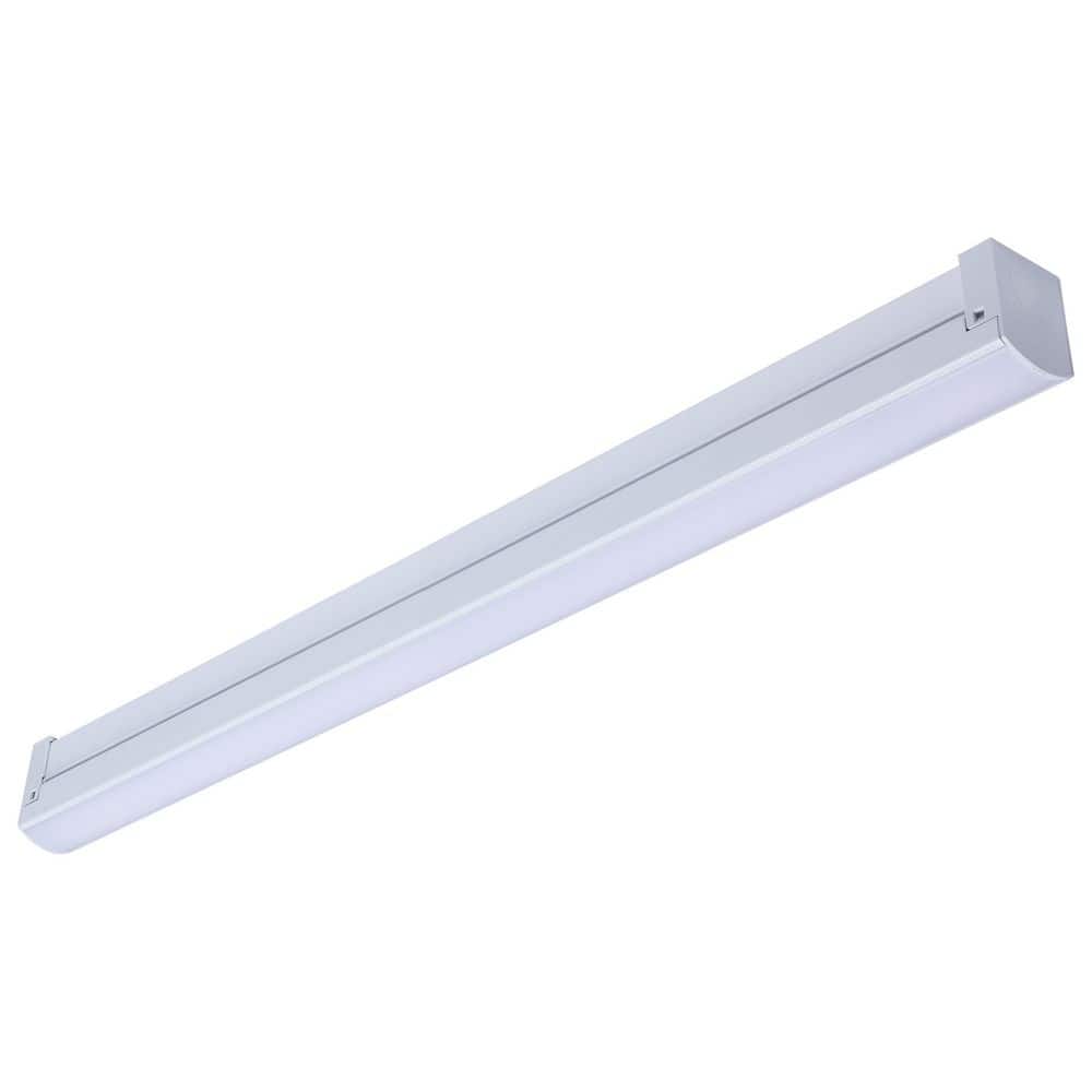 SATCO 2 ft. 100-Watt Equivalent Integrated LED White Strip Light ...