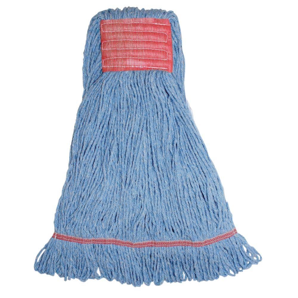 Genuine Joe Synthetic Blend Large Rayon Cotton Mop Head GJOLBL5B - The ...