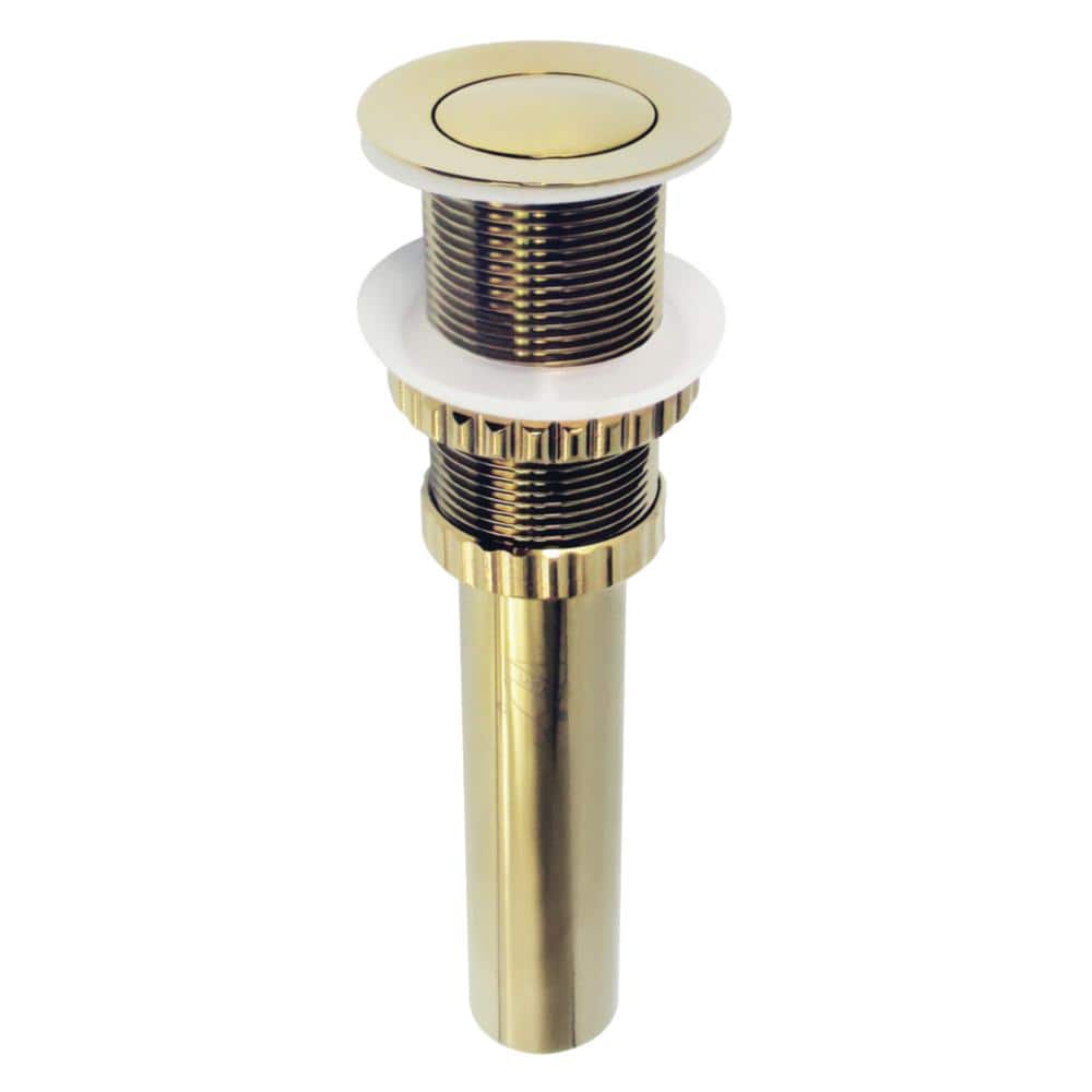 Kingston Brass Coronet Push Pop-Up Bathroom Sink Drain in Polished ...