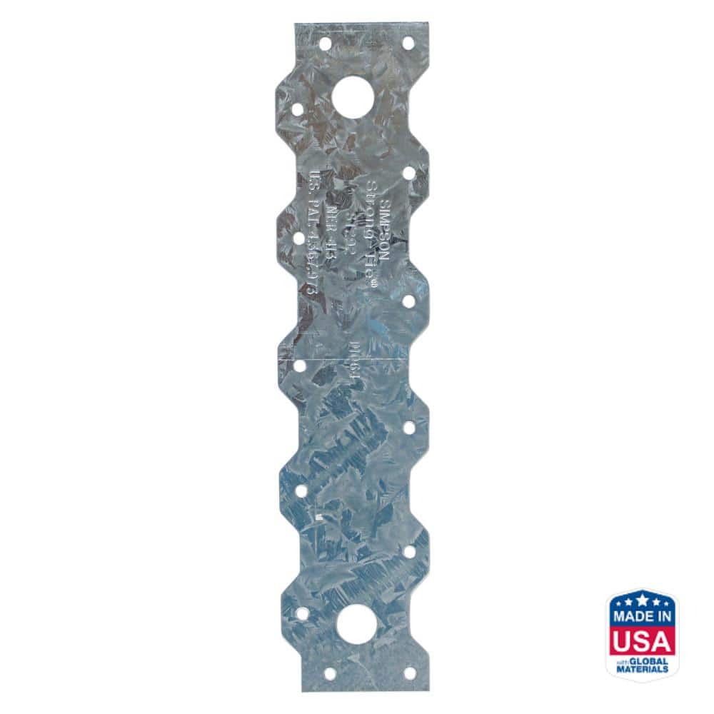 Simpson Strong-Tie ST 9-5/16 in. 20-Gauge Galvanized Strap Tie ST292 ...