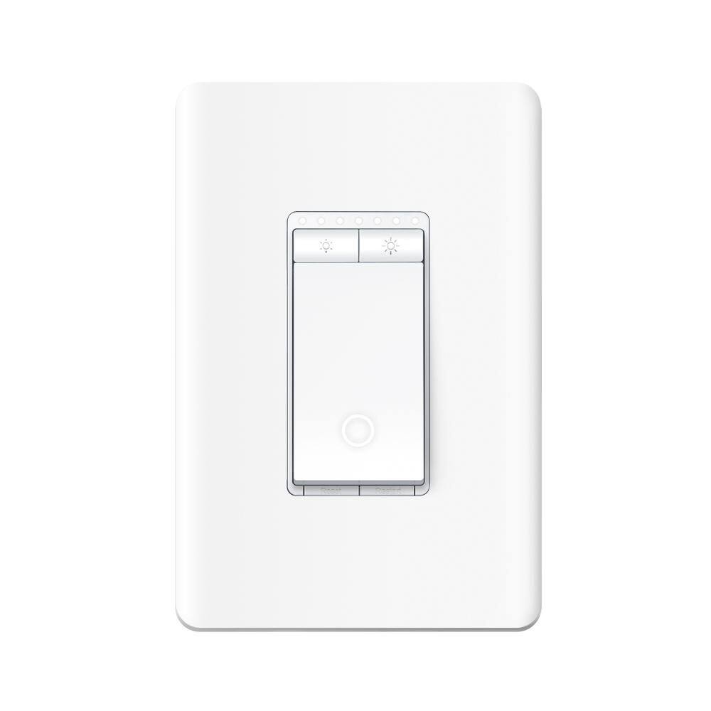 TP-LINK Smart Wi-Fi Light Dimmer Switch with Matter, White, 2-year ...