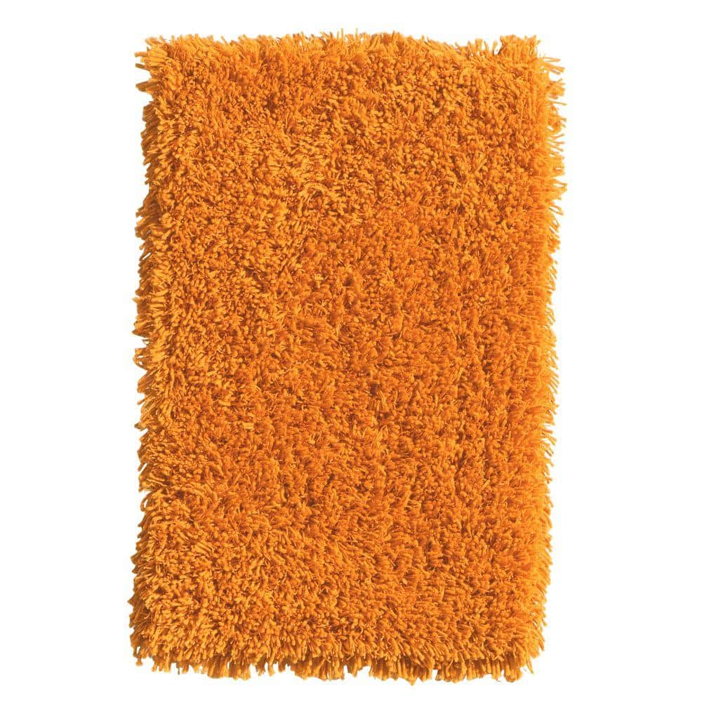 Home Decorators Collection Ultimate Shag Orange 9 ft. x 12 ft. Area Rug ...