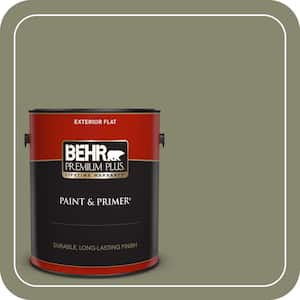 BEHR DYNASTY 1 gal. #400F-6 Grasshopper Wing Flat Exterior Stain ...