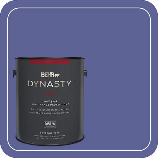 BEHR DYNASTY 1 gal. #S-G-620 Wizard Flat Exterior Stain-Blocking Paint ...