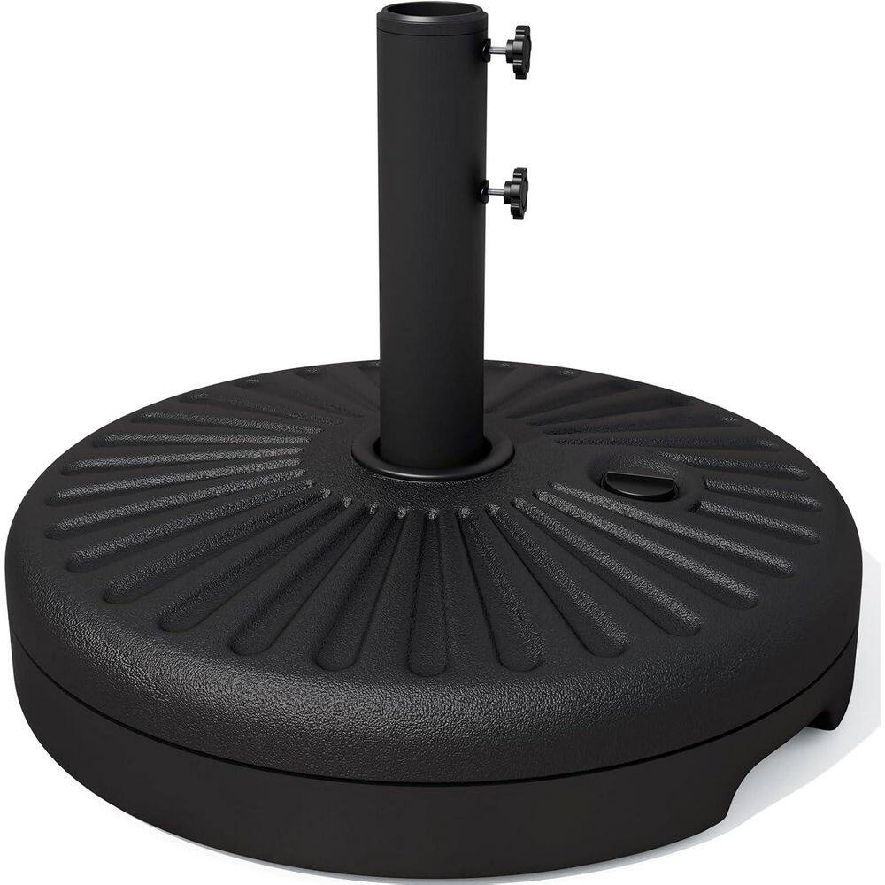 Primehome 20 in. Round Patio Umbrella Base in Heavy Duty Plastic Free ...