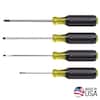 Klein Tools 4-Piece Assorted Mini Screwdriver Set-Cushion Grip Handles ...