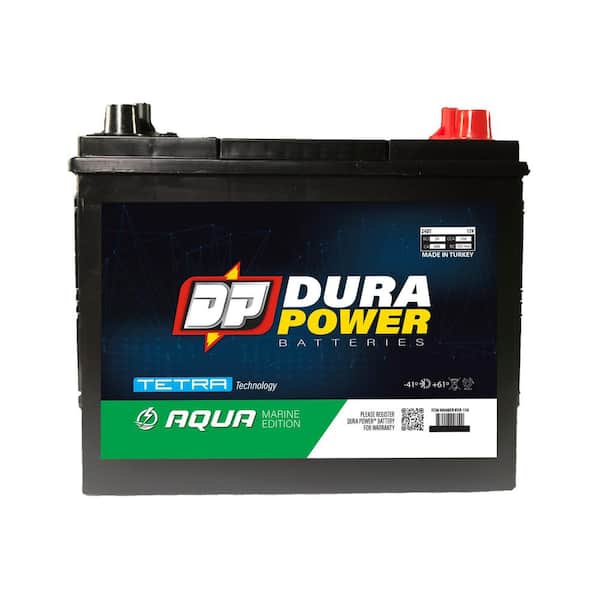 Dura Power DP(Aqua) 24DT/Marine Battery KUB-151 - The Home Depot