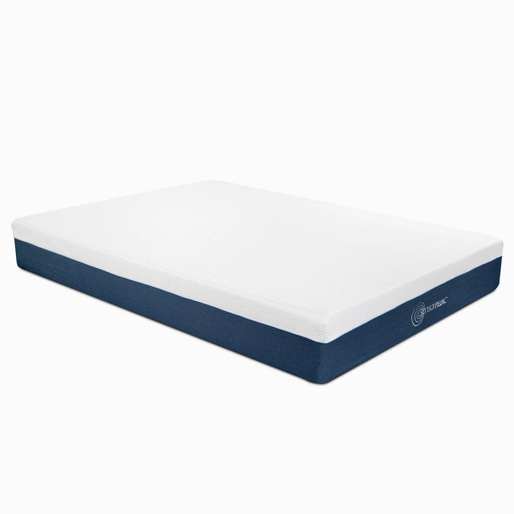 SensorPEDIC Gel-Infused Twin XL Medium Memory Foam 10 in. Bed-in-a-Box ...