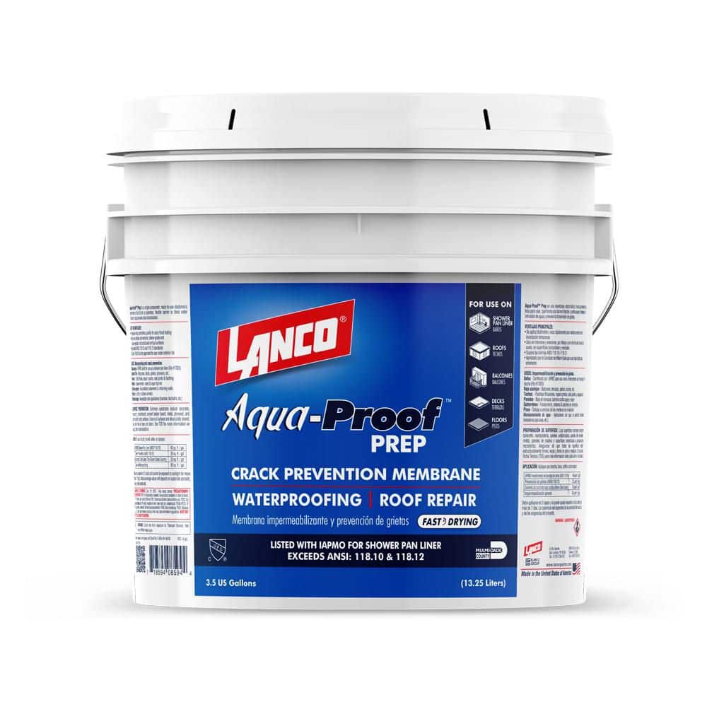 Lanco Aqua-Proof Prep 3.5 gal. Waterproofing and Crack Prevention ...