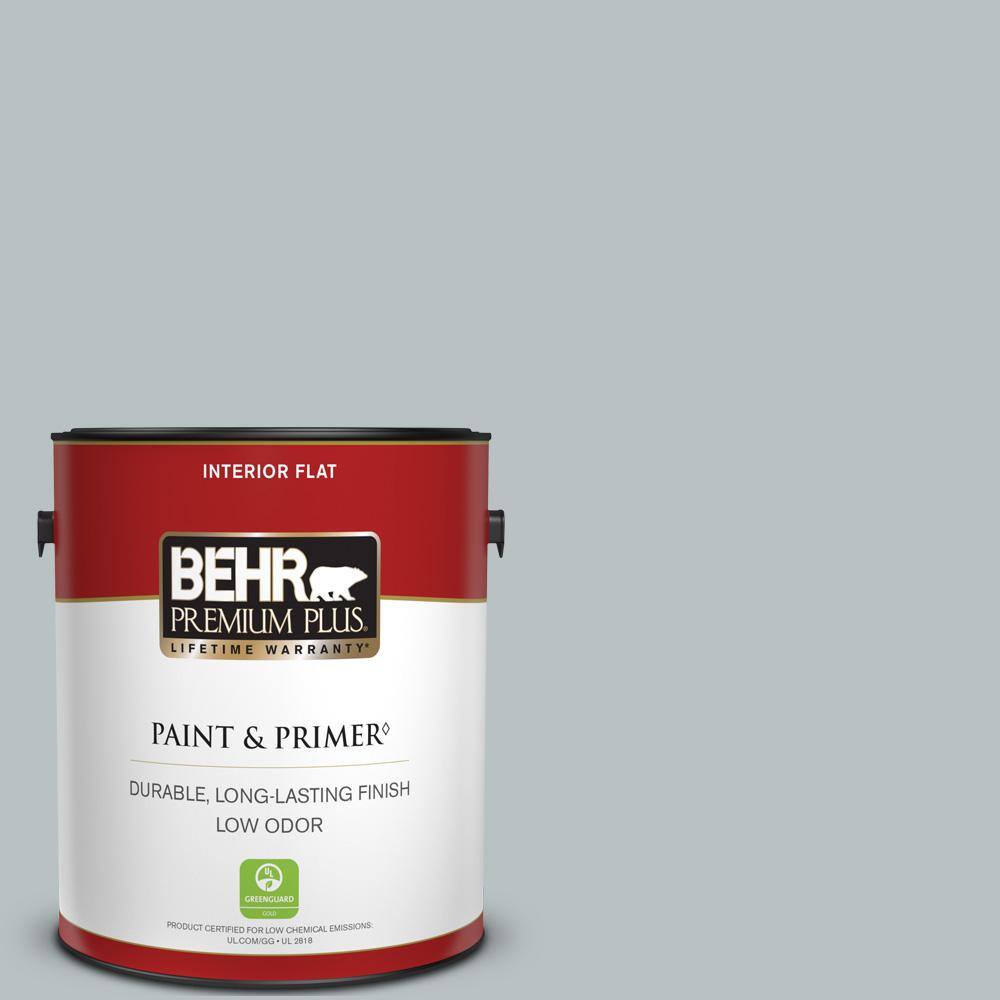 BEHR PREMIUM PLUS 1 gal. #MQ5-31 Distant Star Flat Low Odor Interior ...