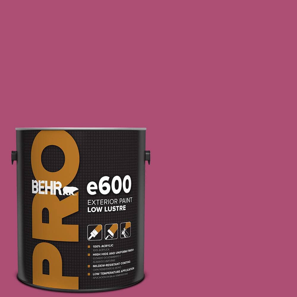 BEHR PRO 1 gal. #100B-7 Hot Pink Low Luster Exterior Paint PR62301 ...