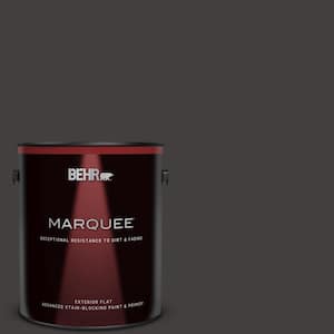 BEHR PREMIUM PLUS 1 qt. #MQ1-35 Off Broadway Satin Enamel Exterior ...