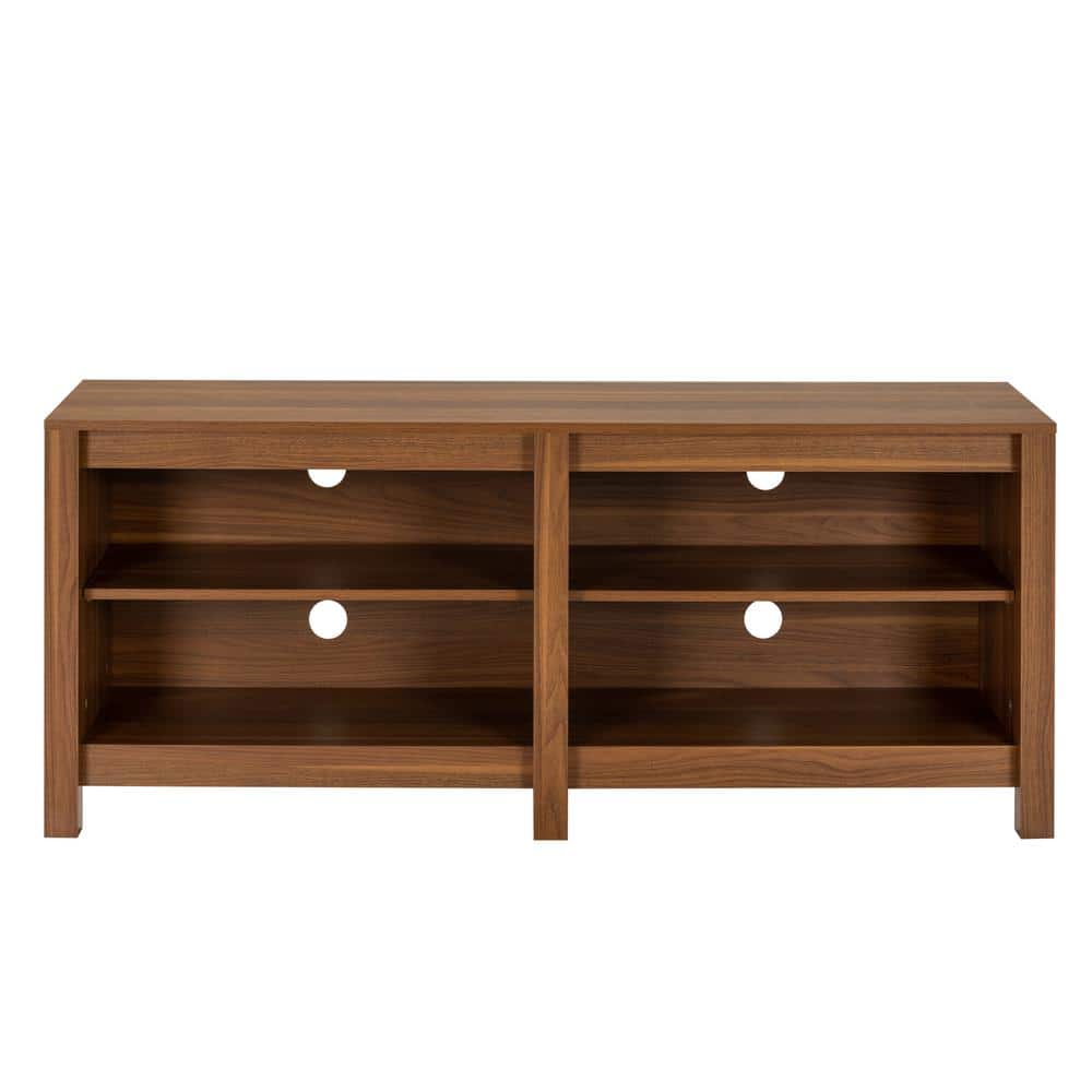 Zinus Camden 57.9 in. Light Brown TV Stand Fits for TV's up to 65 in ...