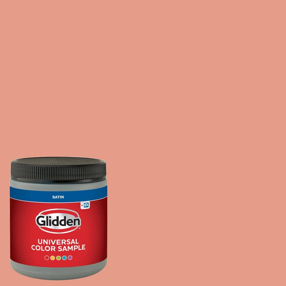 Glidden 8 oz. PPG1192-5 Opal Fire Satin Interior Paint Sample PPG1192 ...