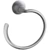 KOHLER Forte Sculpted Towel Ring in Brushed Chrome K-11377-G - The Home ...