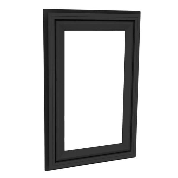 Avora Doors and Windows 30 in. x 20 in. Elite Euro Black Exterior and ...