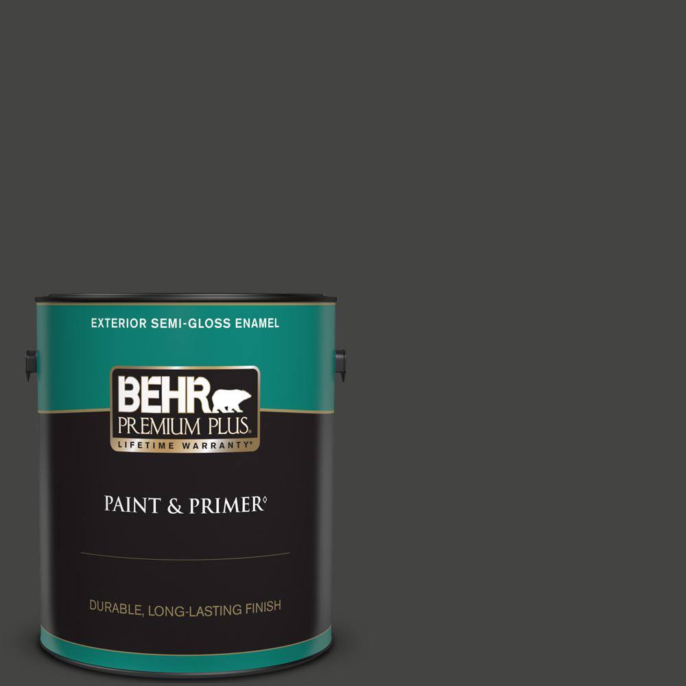 BEHR PREMIUM PLUS 1 gal. #PPU18-20 Broadway Semi-Gloss Enamel Exterior ...