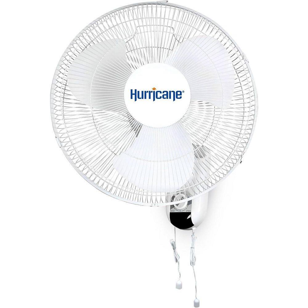 WOCK 18 in. High Velocity Wall Mounted Fan in Yellow with 3-Speeds, 1/6 ...