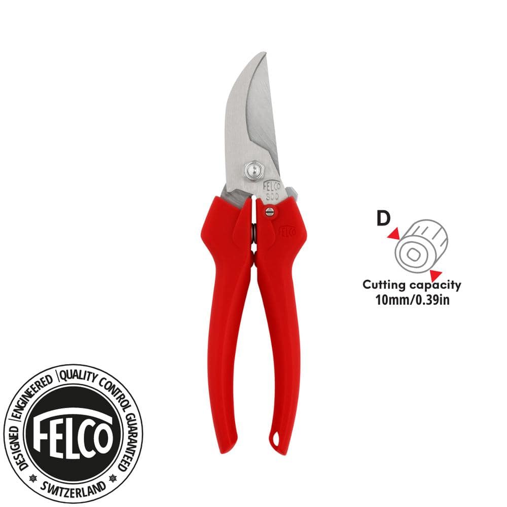 FELCO F300 7.5 in. Floral and Harvest Snip Pruning Shears, Stainless ...