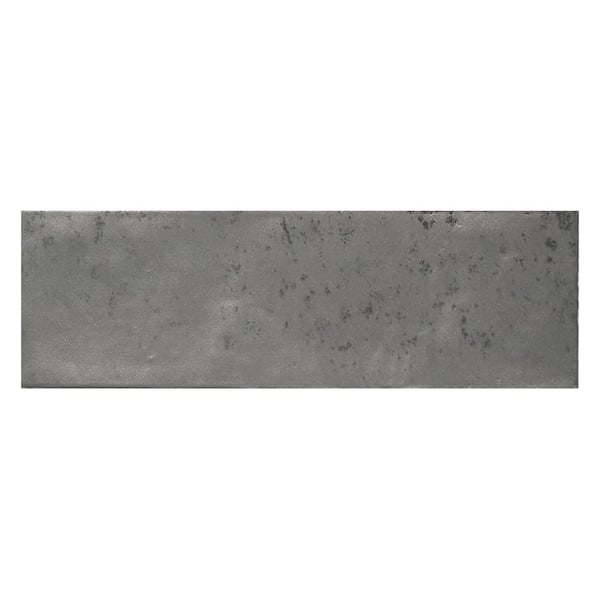 Apollo Tile Bravura 4 in. x 5 in. Matte Silver-Charcoal Gray Ceramic ...