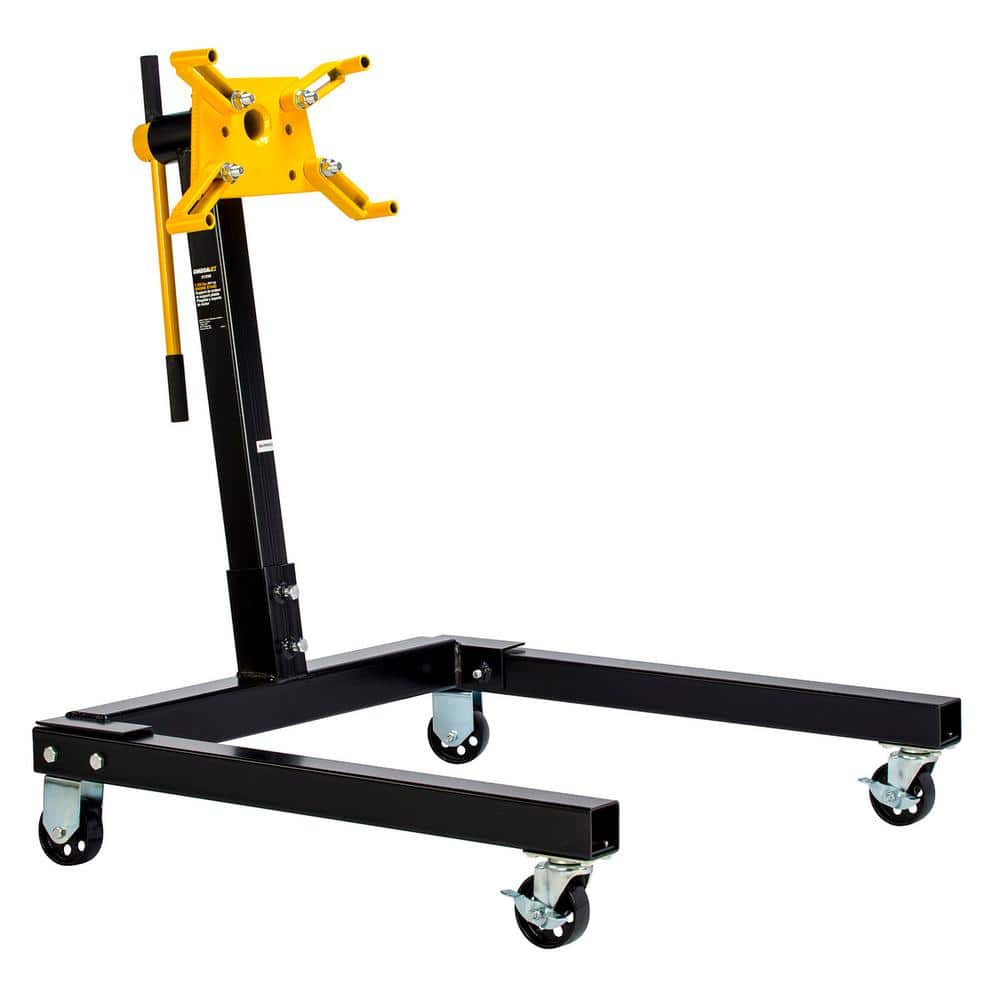 Omega Lift 1250 lbs. Capacity Black U-Type Engine Stand 31250