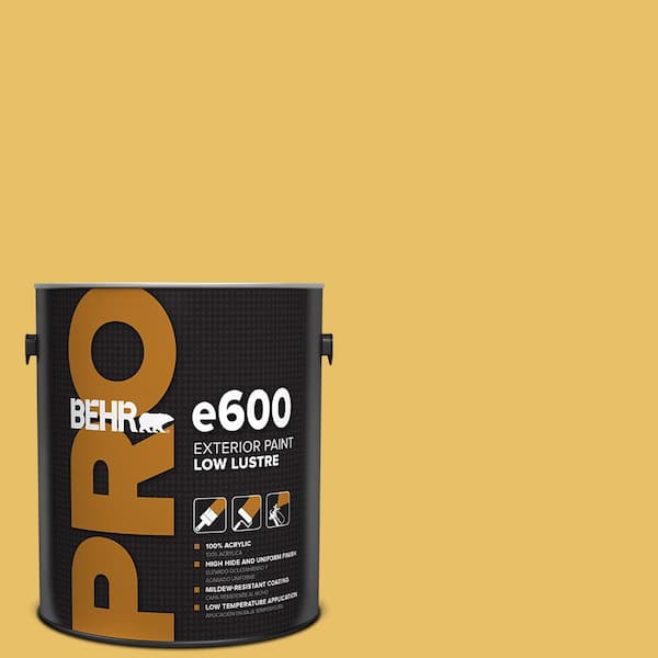 BEHR PRO 1 gal. #360D-5 Golden Chalice Low Luster Exterior Paint ...