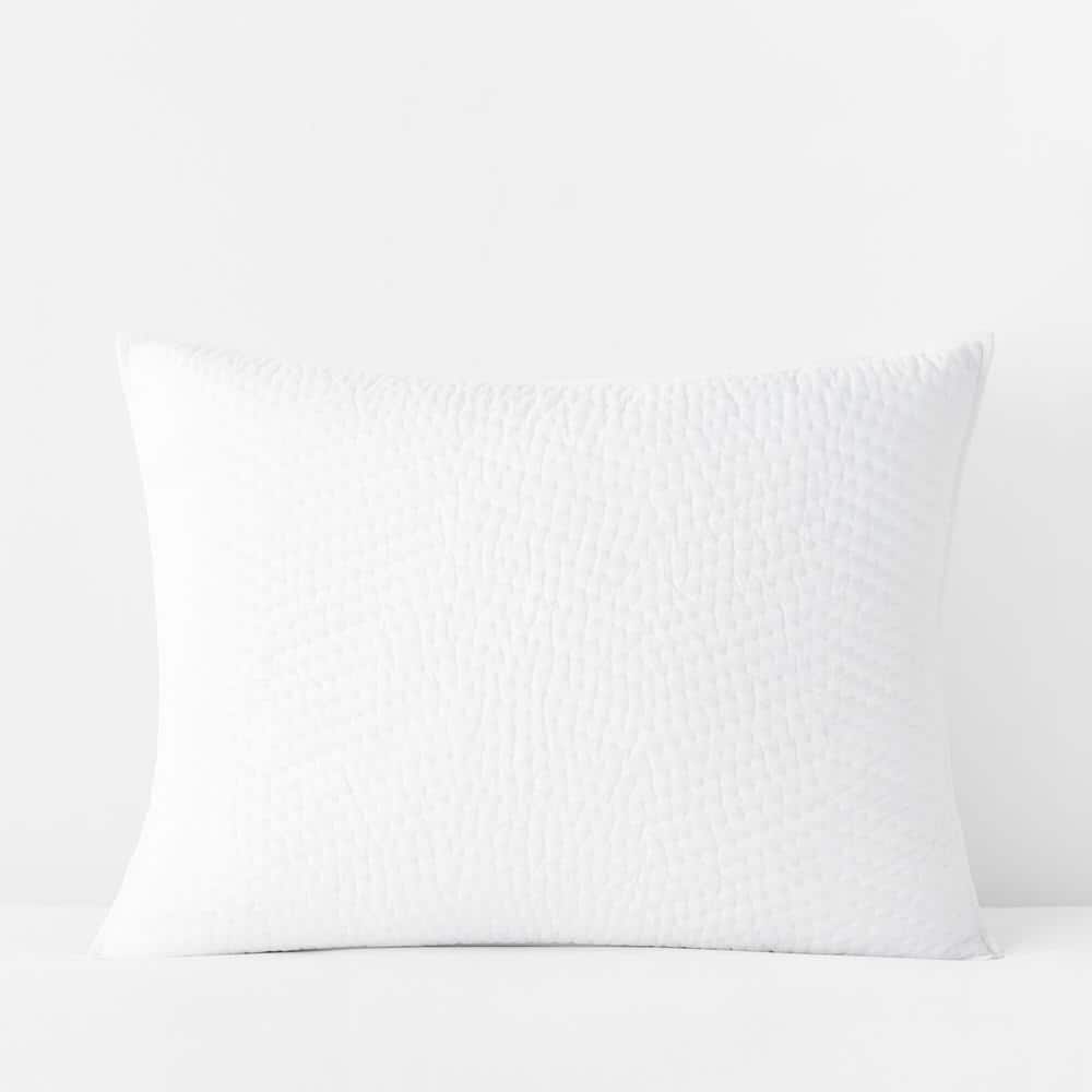 The Company Store Company Cotton White Solid Standard Sham N2R1-STD ...