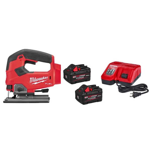 Milwaukee M18 FUEL 18V Lithium-Ion Brushless Cordless Jig Saw w/ (2 ...