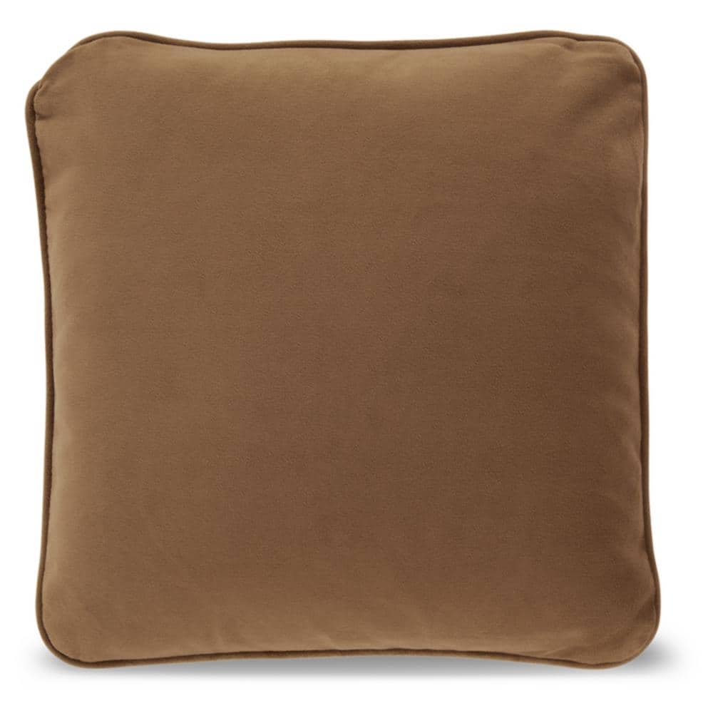 Signature DESIGN BY ASHLEY Caygan Brown Solid Down 20 in. L x 20 in. W ...