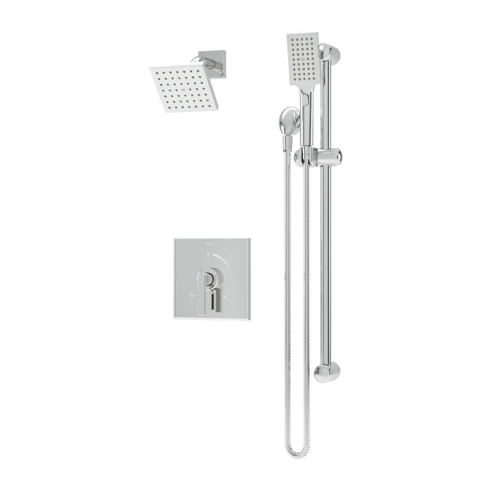 Symmons Duro Hydro Mersion Shower Faucet Trim Kit Wall Mounted with ...