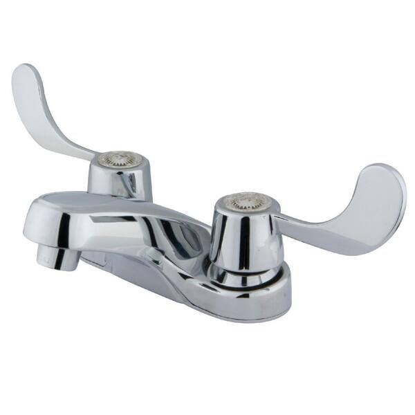 Kingston Brass Vista 4 In Centerset 2 Handle Bathroom Faucet In