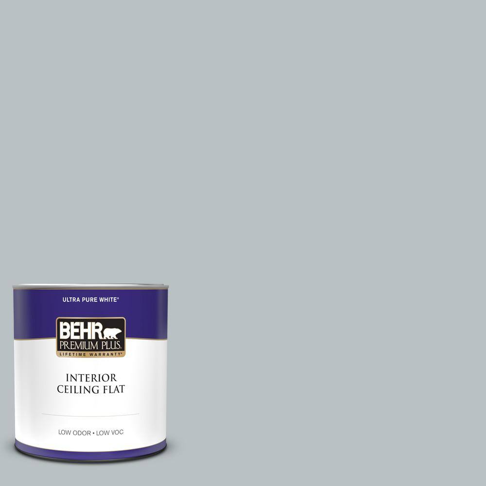 BEHR PREMIUM PLUS 1 qt. #MQ5-31 Distant Star Ceiling Flat Interior ...